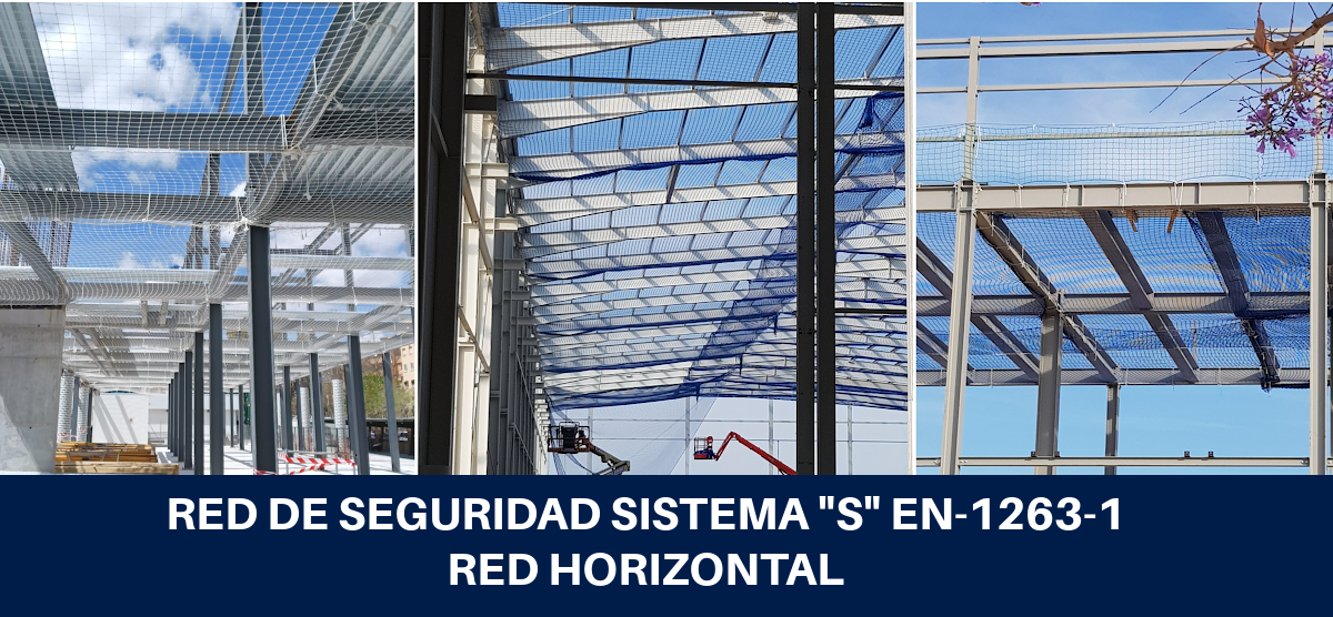 RED DE SEGURIDAD SISTEMA "S" EN-1263-1 RED HORIZONTAL - BENIMELI SPORT ...